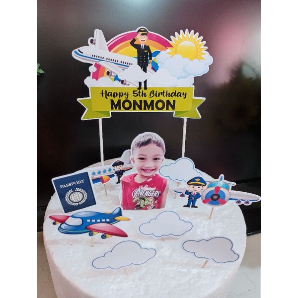 Pilot theme cake topper | Shopee Philippines