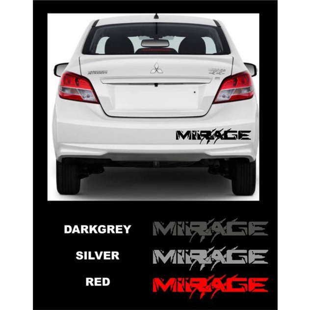Mitsubishi Mirage Monster Claw Sticker for rear bumper | Shopee Philippines