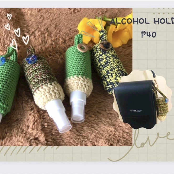 Stylish Crochet Alcohol Cover/Holder(bottle included) | Shopee Philippines