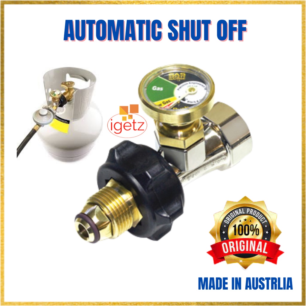 Original LPG Anti Leakage Device, LPG Safety Breaker with Gauge ...