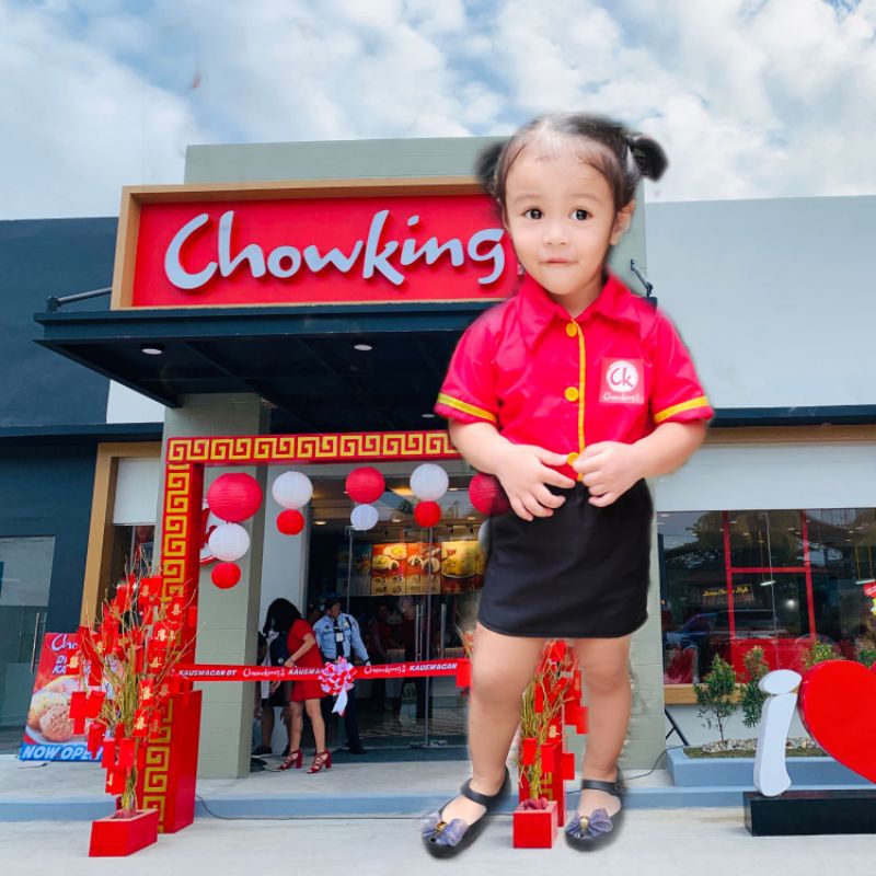 CHOWKING CREW UNIFORM FOR KIDS | Shopee Philippines
