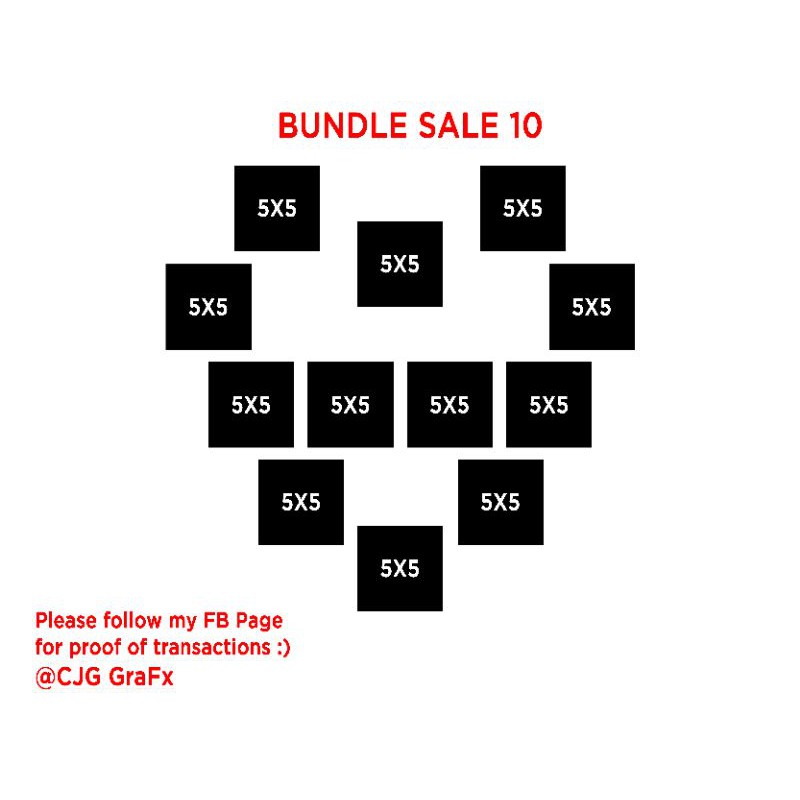 2D Type Bundle 10 Customized Sintra Board | Shopee Philippines