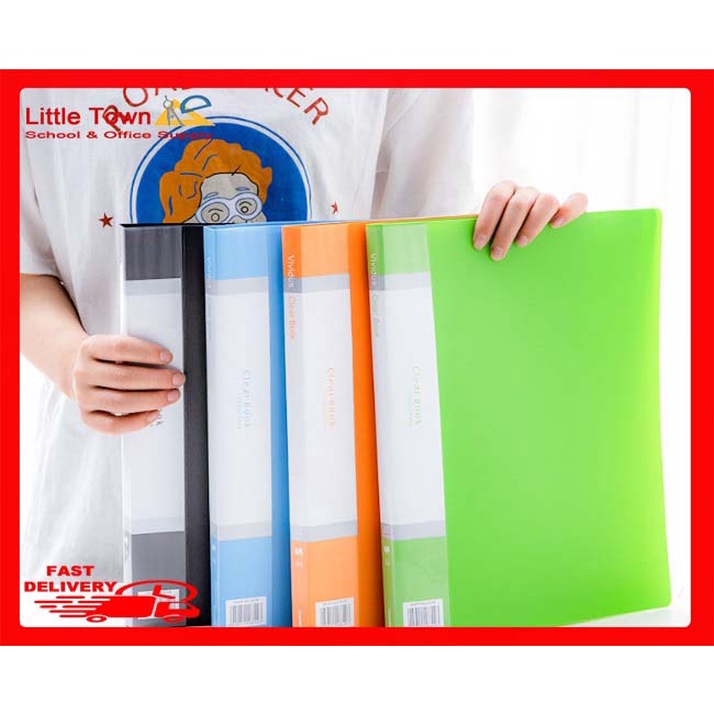 30 Pockets to 60 Pages each Clear Book Non-Refillable Presentation ...