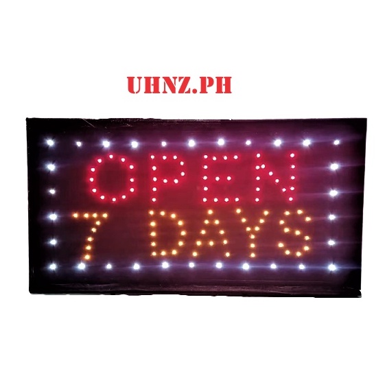 OPEN 7 DAYS LED SIGNAGE | Shopee Philippines