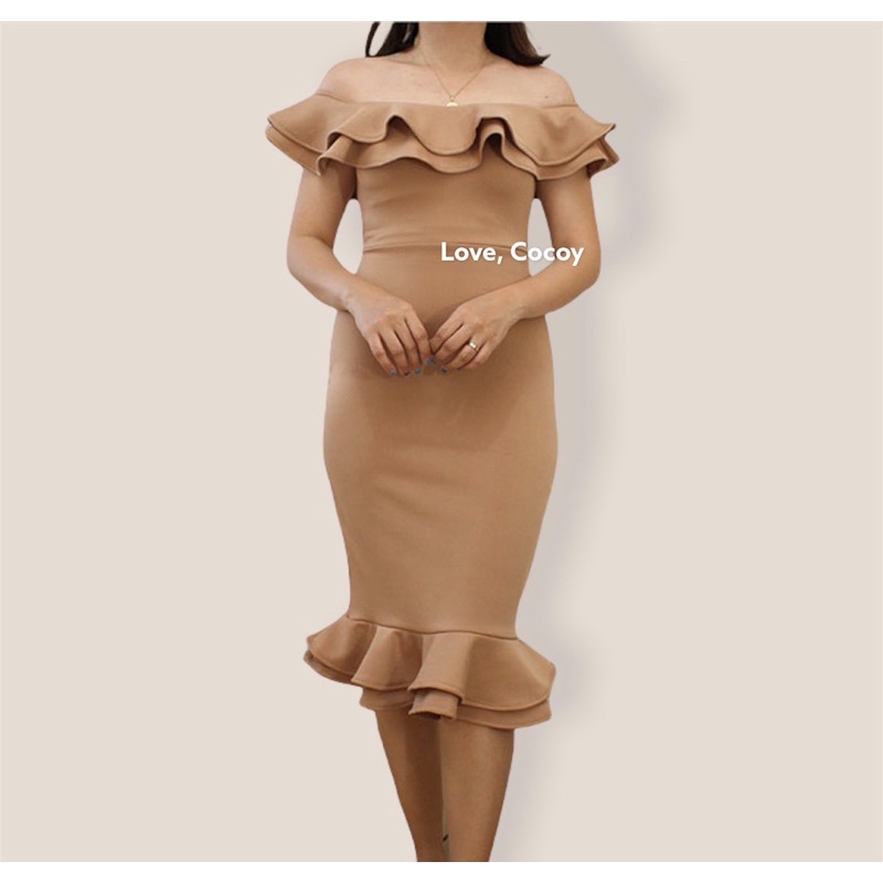 SEMI FORMAL JADE OFF SHOULDER DRESS/WEDDING GUEST ATTIRE/PARTY DRESS ...