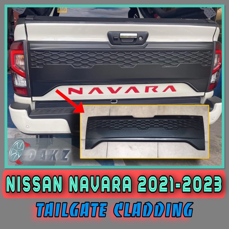NISSAN NAVARA 2021-2023 TAILGATE CLADDING PRO-4X CALIBRE-X VL VE ...