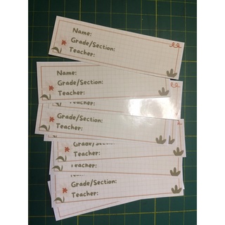 CUTE AESTHETIC BLANK NAME STICKER LABEL (10PCS/ PACK) | Shopee Philippines