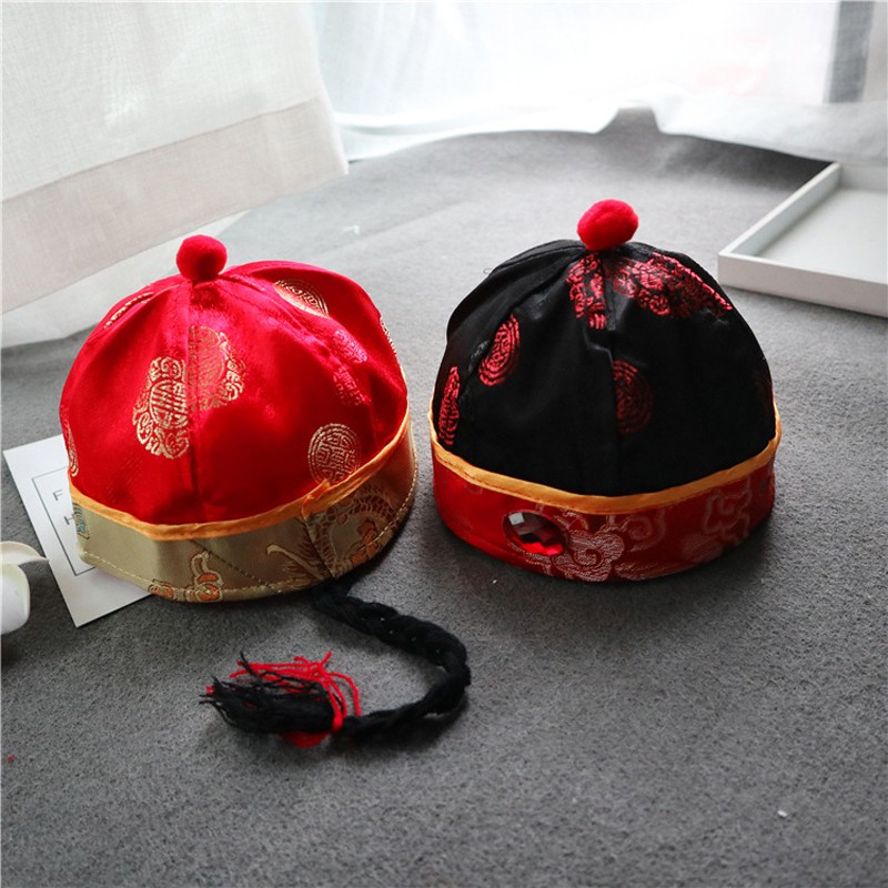 Cute Baby Infant Boy Girl Emperor Cap Chinese Fashion Hat Newest Summer ...