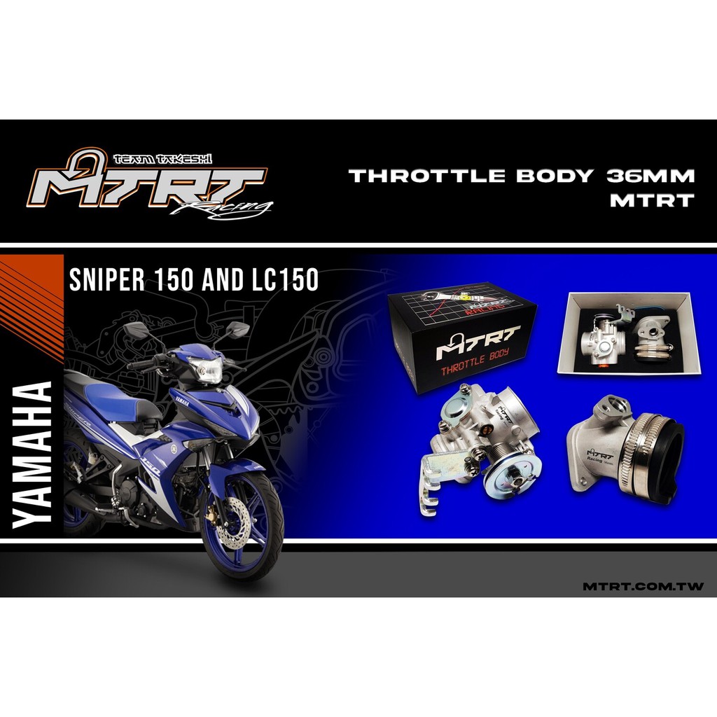 MTRT THROTTLE BODY SNIPER150 MTRT 36MM MTRT TAIWAN | Shopee Philippines