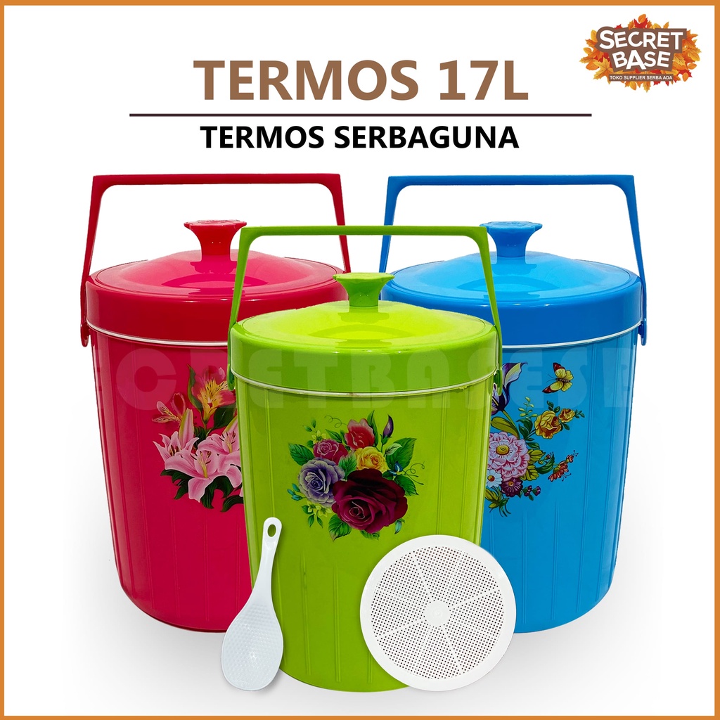TERMOS Rice THERMOS - Ice Thermos / Rice Bucket / Ice Bucket 6L 8L 17L ...