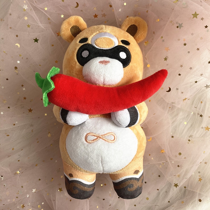 22CM Anime Genshin Impact Xiangling Guoba Gouba Plush Doll Kawaii ...