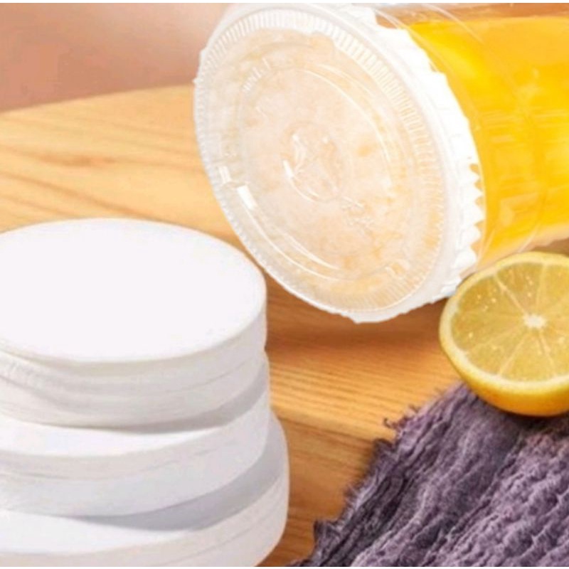 110mm / 120mm 500pcs Spill Proof Leak Proof Sealing Paper for Milktea ...