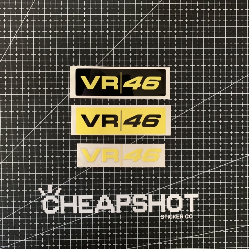 VR 46 Valentino Rossi MotoGP Racing SBK Sticker Cutting / Vinyl Cut ...