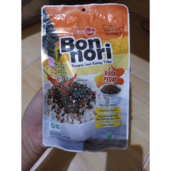 Mamasuka Bon Nori Spicy Flavor/Shredded Seaweed+Sesame Spicy Flavor ...