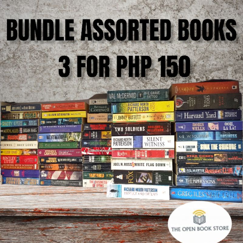 BUNDLE BOOKS 3 FOR 150 (PRE-LOVED) | Shopee Philippines