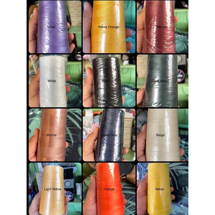 Cotton Sinulid I Sewing Thread I Ticket 120 I Per Cone | Shopee Philippines