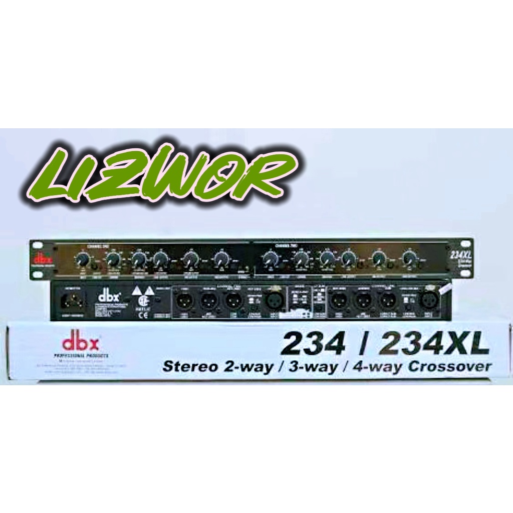 234/234XL Stereo 2 way/3 way / 4way Crossover Equalizer (black) [tested ...