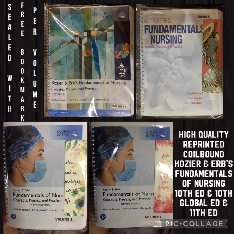 SALE Kozier & Erb’s Fundamentals of Nursing Nanda 10th 11th Ed RN NCLEX ...