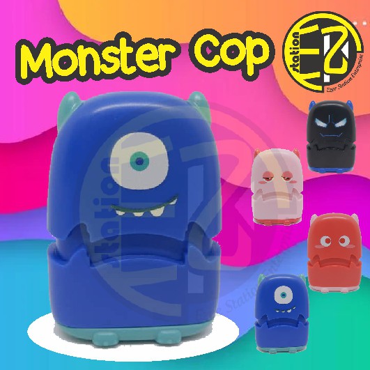 NEW STAMP COP NAMA CUTE LITTLE MONSTER (NURSE, SCHOOL, KIDS) | Shopee ...