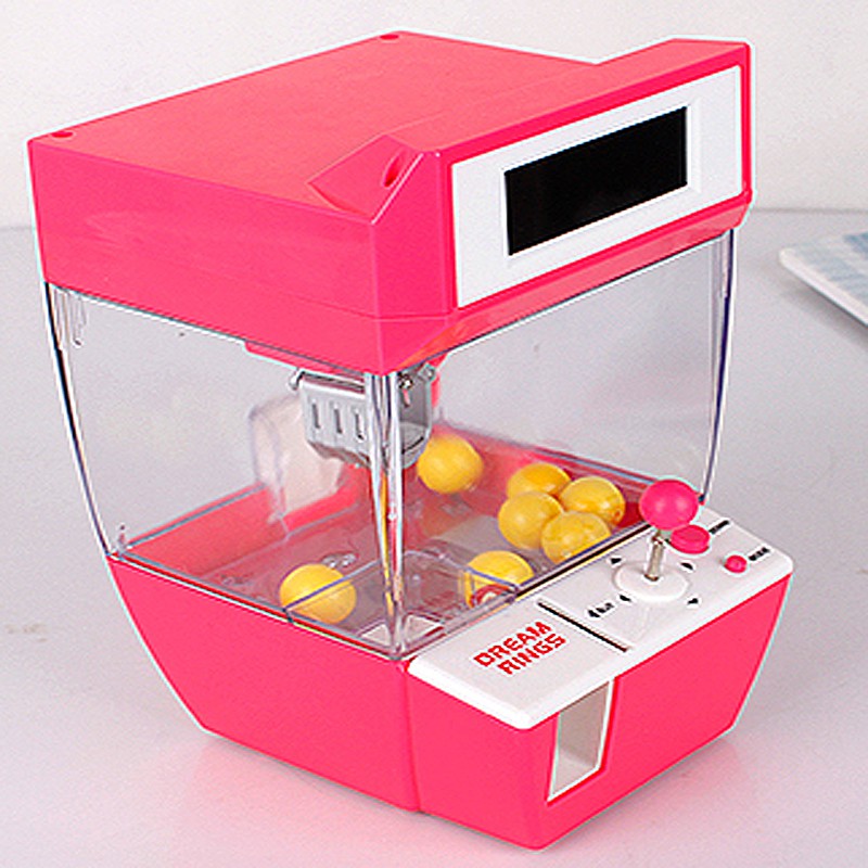 Mini Candy Grabber Catcher Crane Lazy Person Alarm Clock Machine Jamma ...
