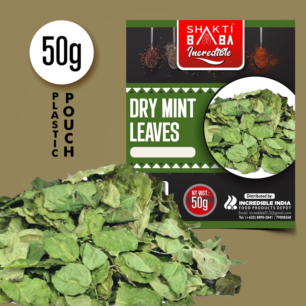 Shakti Baba Dry Mint Leaves 50g | Shopee Philippines