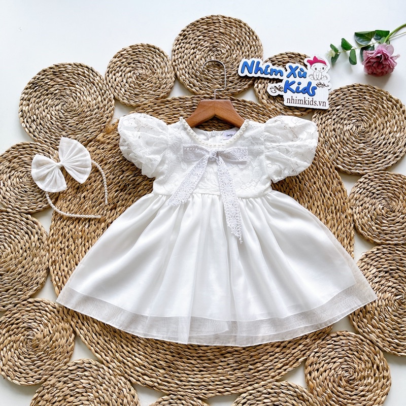 White Princess Lace Dress Ruffled Hedgehog KIDS For Girls 1 Year To 8 ...