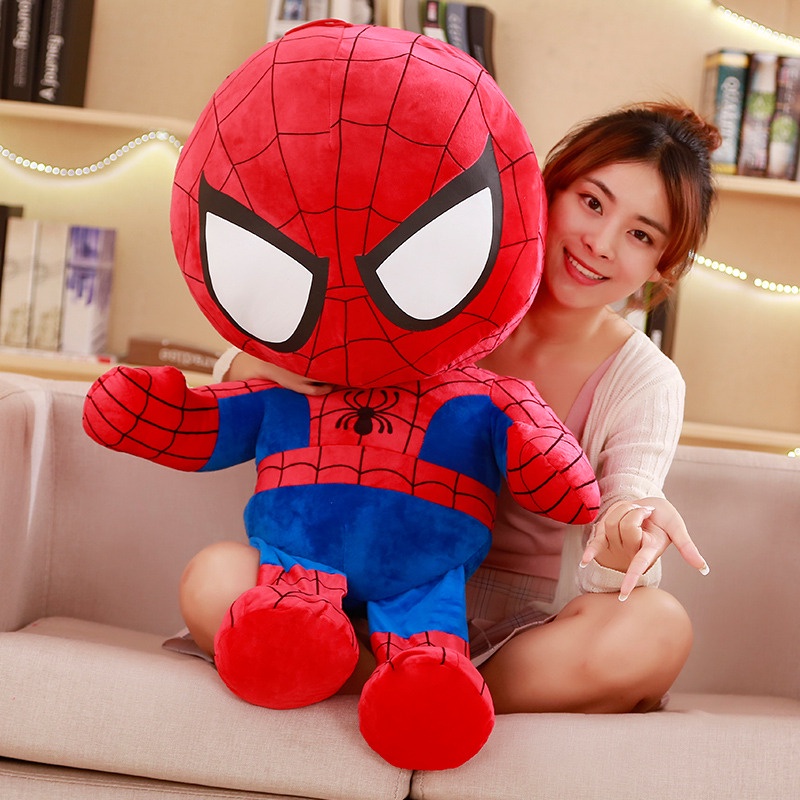 Marvel Spider-Man Plush Toy Captain America Iron Man Doll Boy Birthday ...