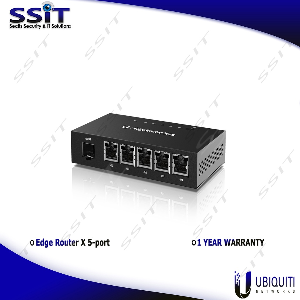 Ubiquiti ER-X EdgeRouter X 5 Gigabit RJ45 ports | Shopee Philippines