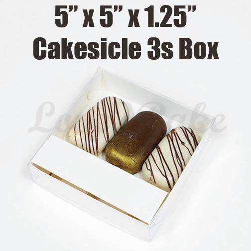 RM Boxes 5" x 5" x 1.25" Cakesicle 3s Box (20pcs per pack) | Shopee ...