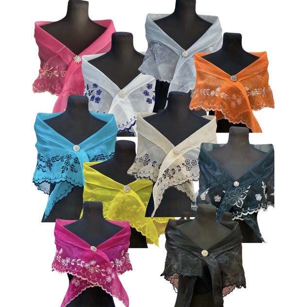 Filipiniana Alampay (Embroidered) | Shopee Philippines