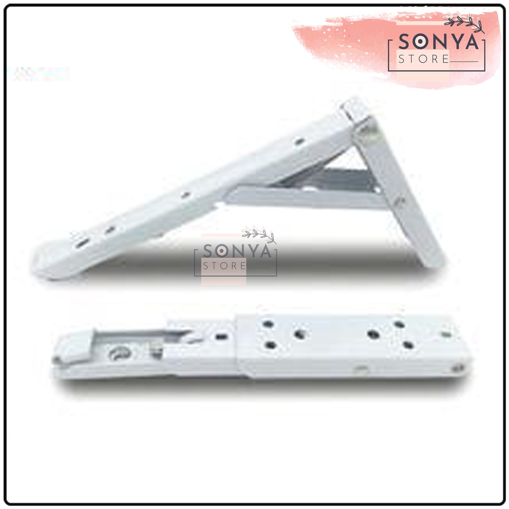 SIKU Folding Elbow Table Wall Iron Bracket Folding Hinge 20cm Shelf ...