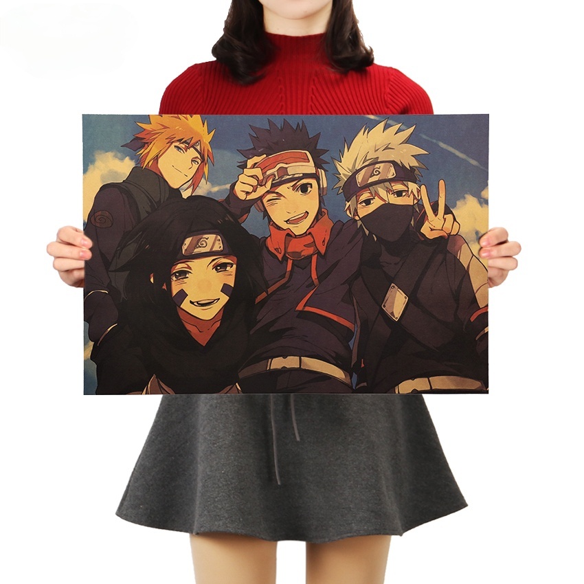 DLKKLB 1PC Japanese Cartoon Anime Poster Movie Kraft Paper Poster Wall ...