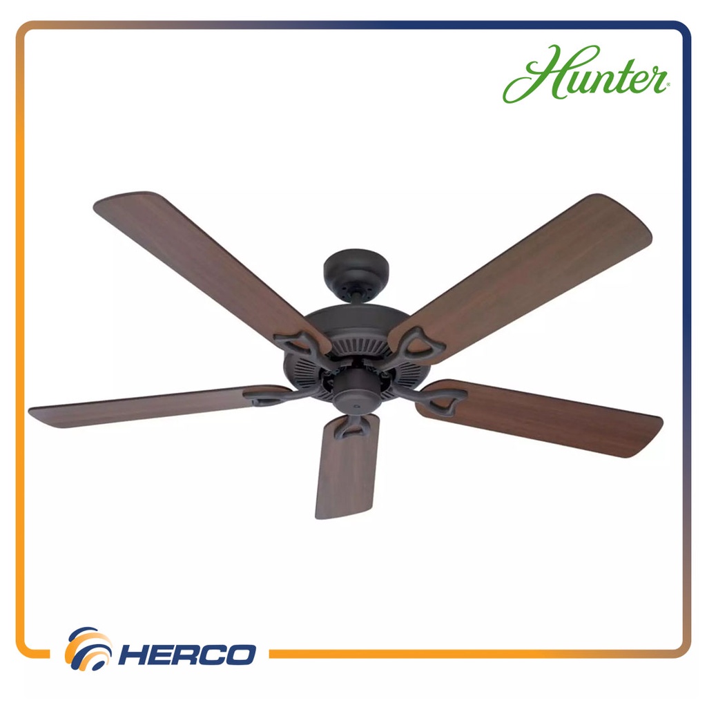 Hunter Revolution Classic Elite 52" New Bronze Ceiling Fan 220v tOx ...