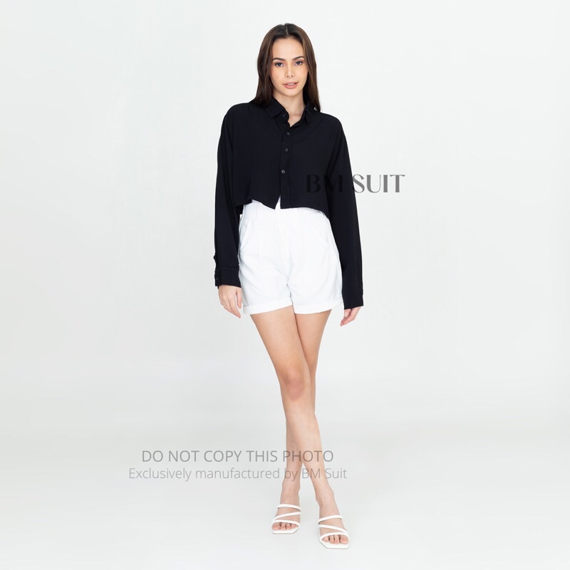 Stella Longsleeve | Cropped | Polo by BM Suit | Shopee Philippines