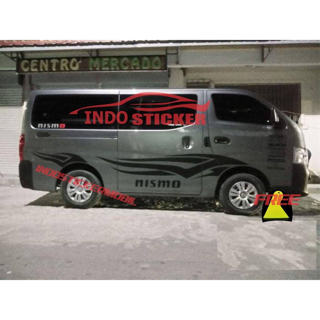 Cutting sticker Car sticker nissan nv350 sticker Side body mini bus ...