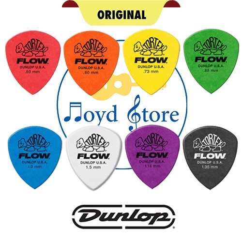 Original Dunlop Tortex Flow Guitar Picks | Shopee Philippines