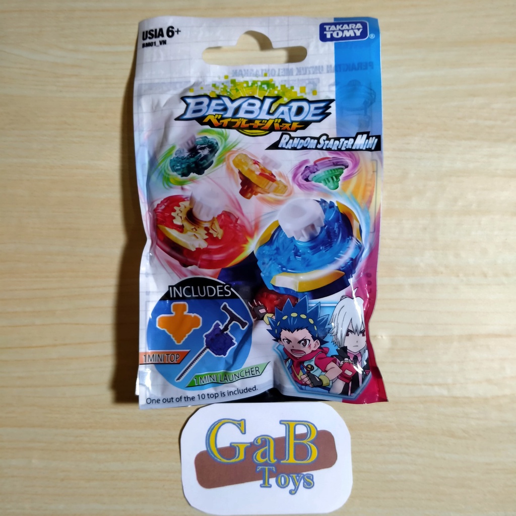 Beyblade Mini Bey blade starter - Original Takara Tomy - Alfamart ...