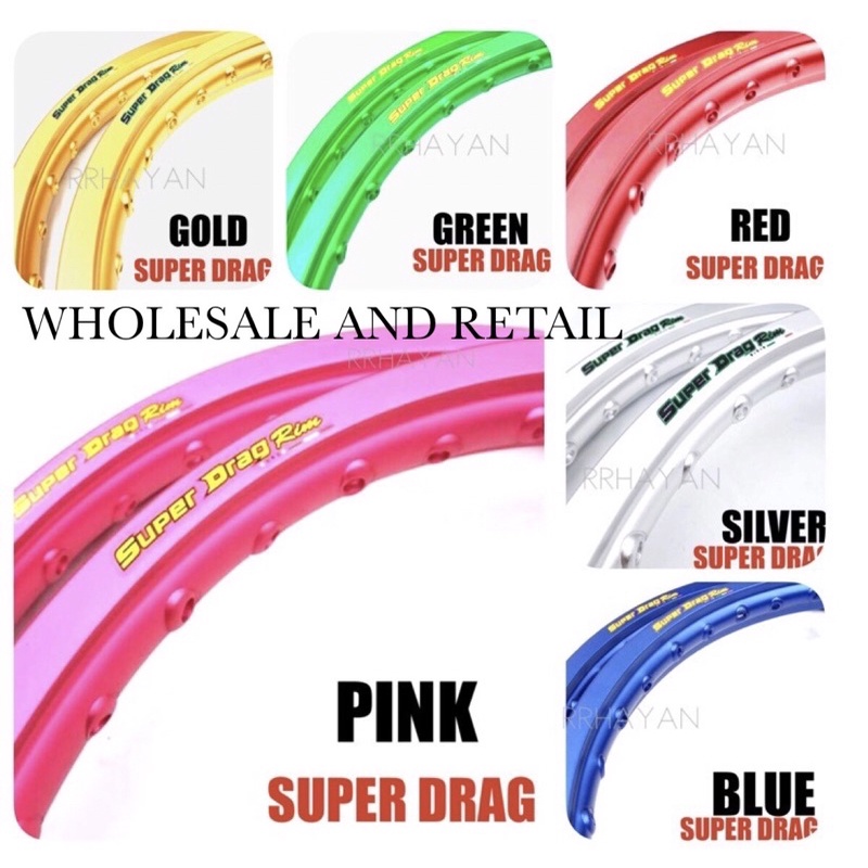 SUPER DRAG RIM ( SDR ) ORIGINAL SINGLE TONE ONLY AVAILABLE RIM 17 ...