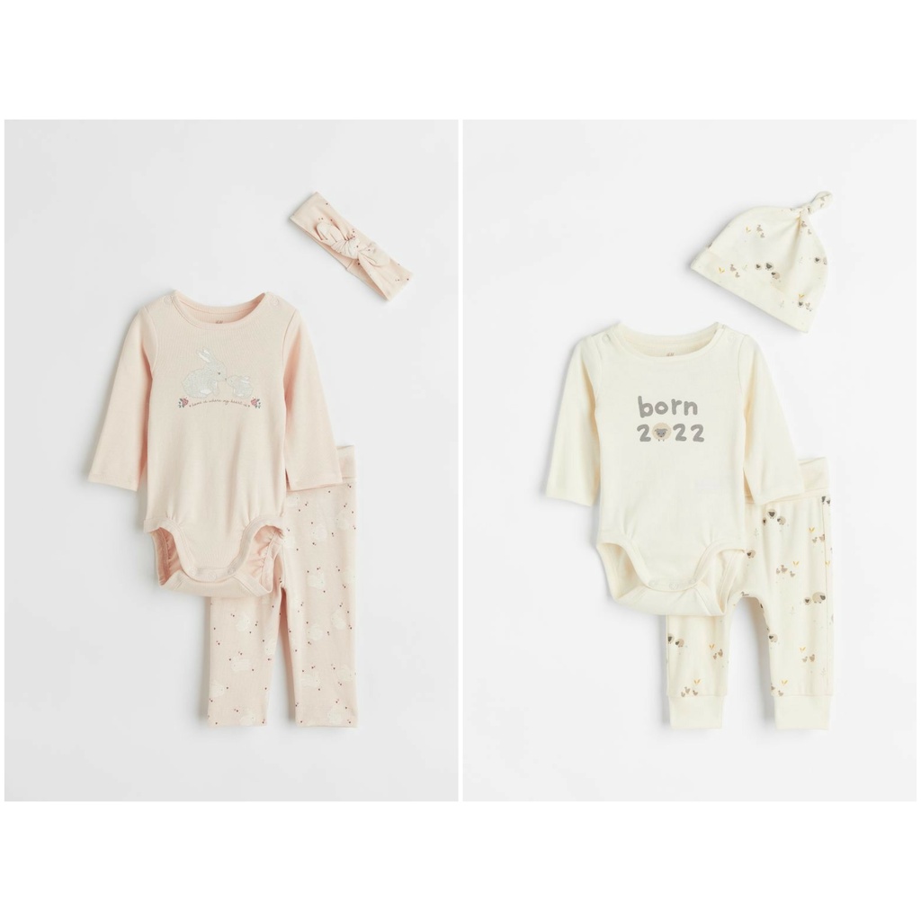 Set of 3 rabbit details / Born 2022 HM H&M_genuine authentic product ...