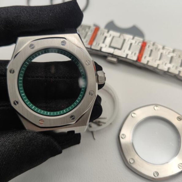 AP Mechanical Watch Case Watch Strap Bezel Set for NH35/NH36/4R35/4R36 ...