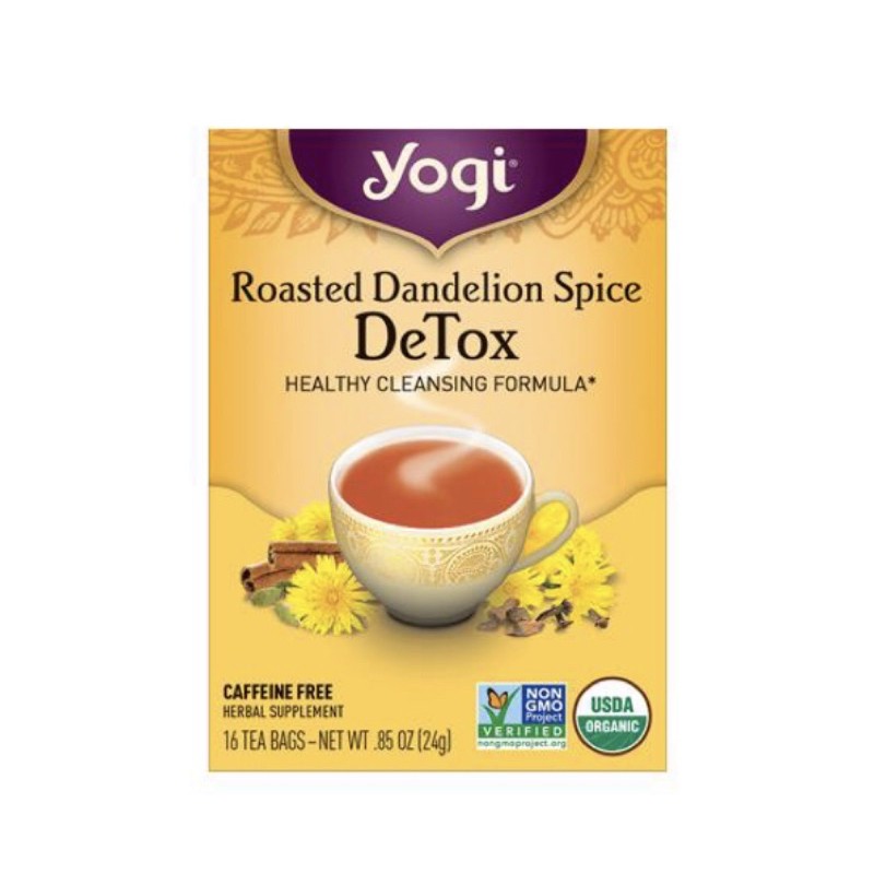 Yogi Organic Roasted Dandelion Spice Detox 16 Tea Bags | Shopee Philippines