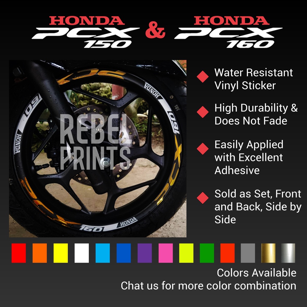 Shop honda pcx 160 mags for Sale on Shopee Philippines