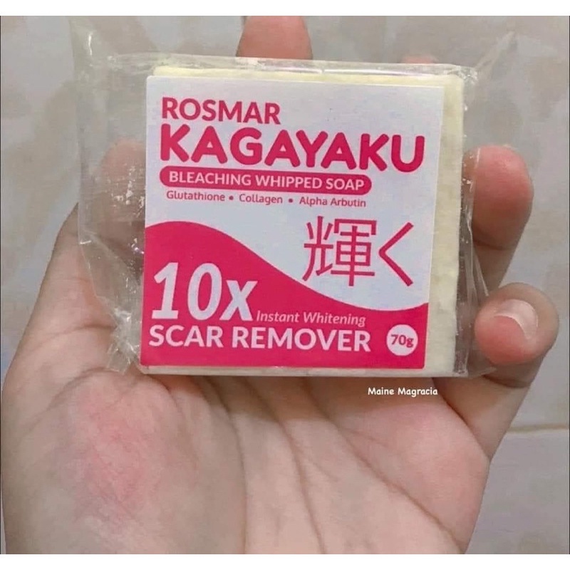 Rosmar Kagayaku 1 BAR Soap Scar Remover 10x Whitening | Shopee Philippines