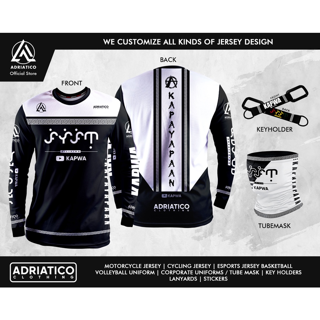 Adriatico X Filipino Rider Gen 2 Adriatico Ph Long Sleeves for Kapayapaan Motorcycle Riding ...