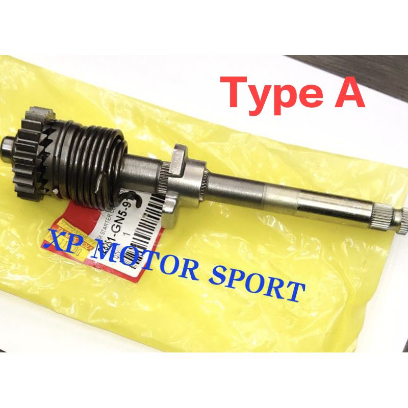 Ex5 / Dream / Wave100 Kick Starter Starting Shaft Full Set With Gear ...