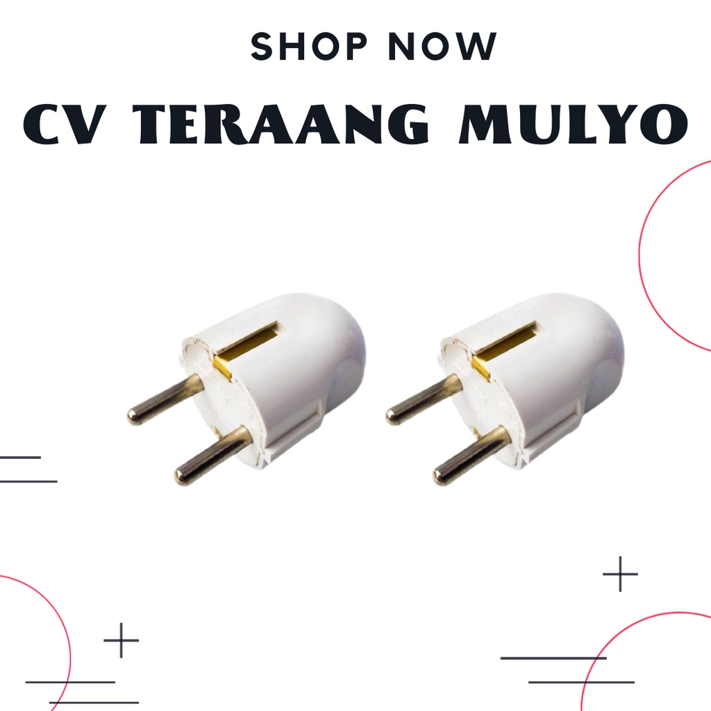 PUTIH Zwilling White Round Ground Plug | Shopee Philippines