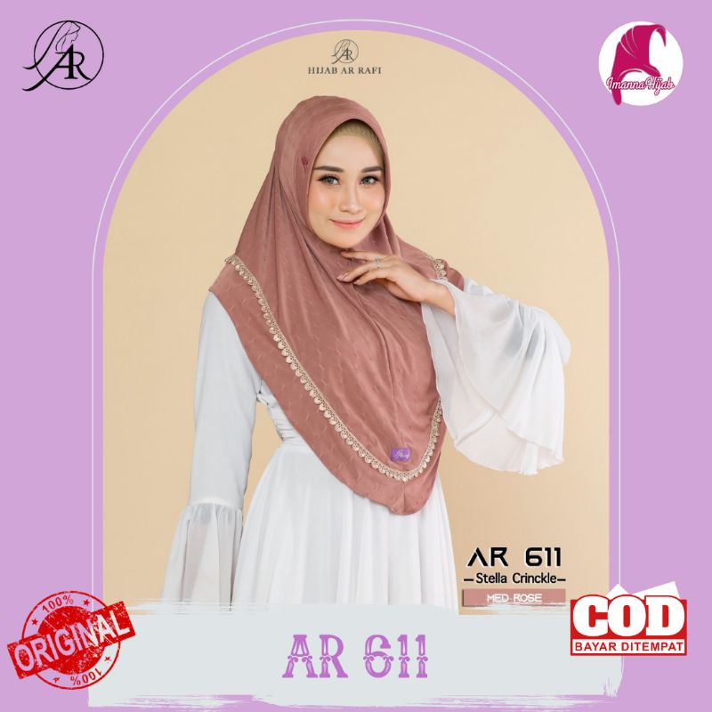 Hijab Latest Instant Hijab // Hijab Bergo Instant Ar611 ORI by AR RAFI ...