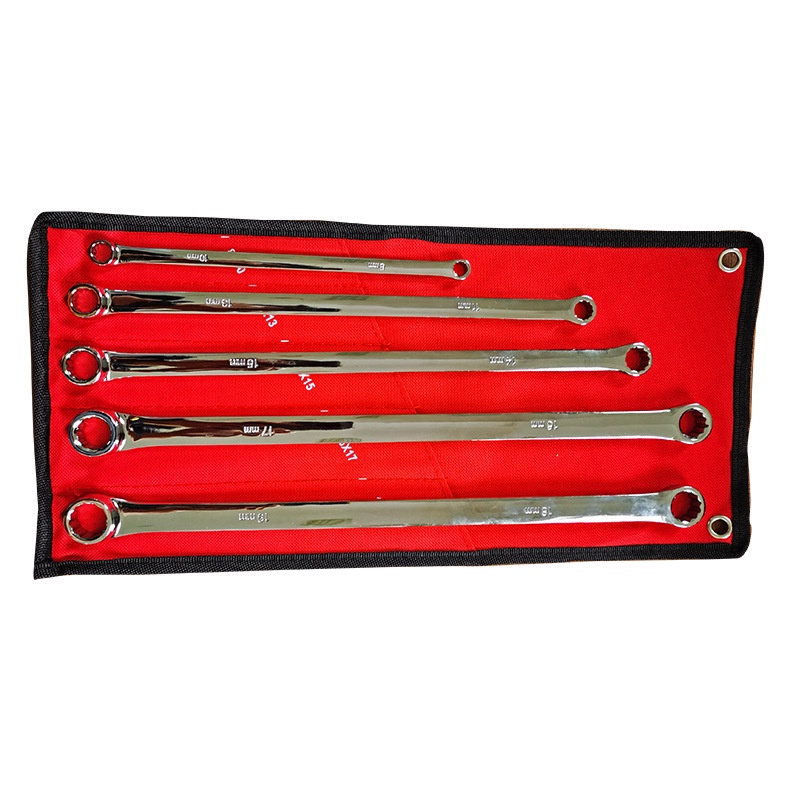 (EXTRA LONG) (12 point) 5pcs Extra Long Double Ring Box End Spanner ...