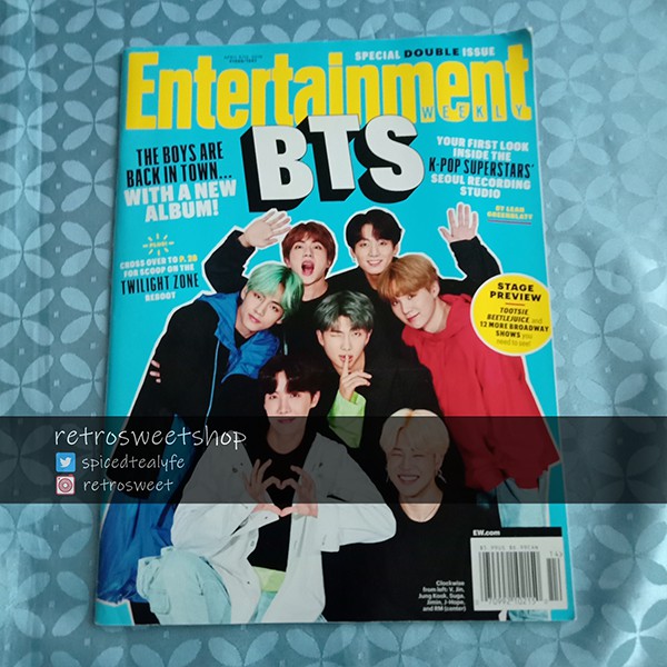 BTS COVER: EW MAGAZINE (USA VERSION) | Shopee Philippines