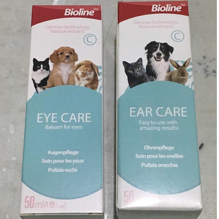 Bioline: Eye Care | Ear Care Drops | Tearstain remover for pets dog ...